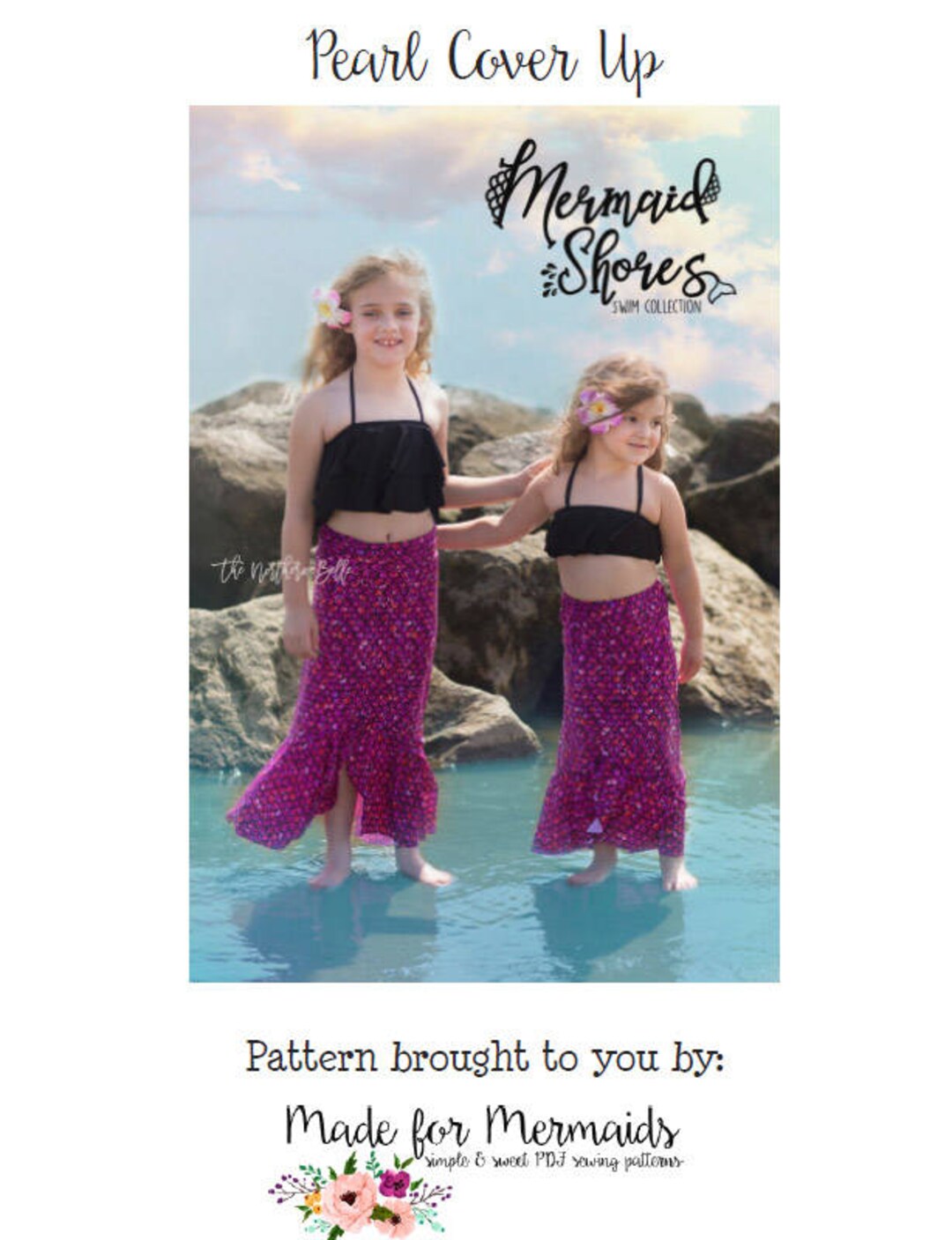 Mermaid Shores Collection- Pearl Cover up PDF Pattern Instant Download ...
