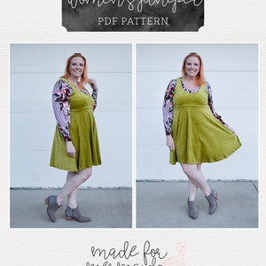 Adult Juniper Jumper PDF Sewing Pattern - Etsy