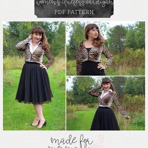 Women’s Clueless Cardigan Pattern PDF Sewing Pattern - Etsy