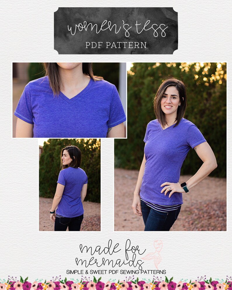 Lounge & Lace Collection Adult Tess Top Pattern - Etsy