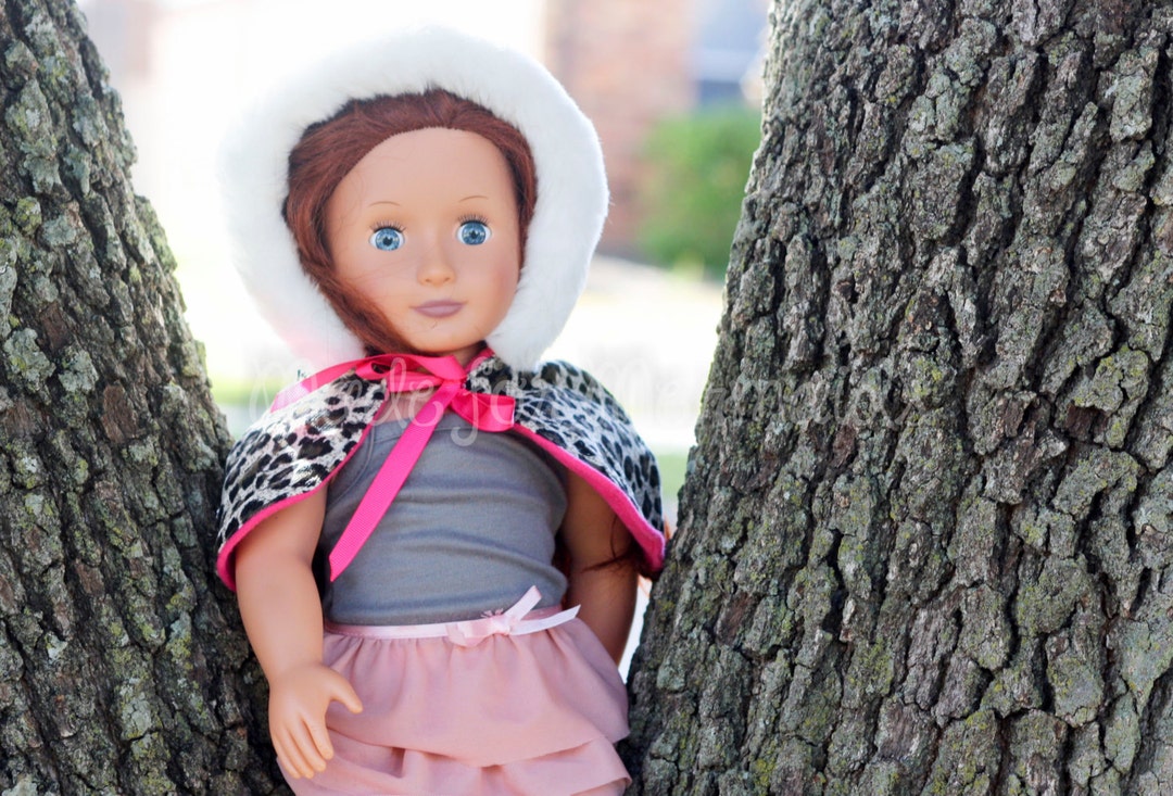 Hooded Cape Caplet Capelet DOLLY Dress 15" or 18" Doll PDF Pattern ...