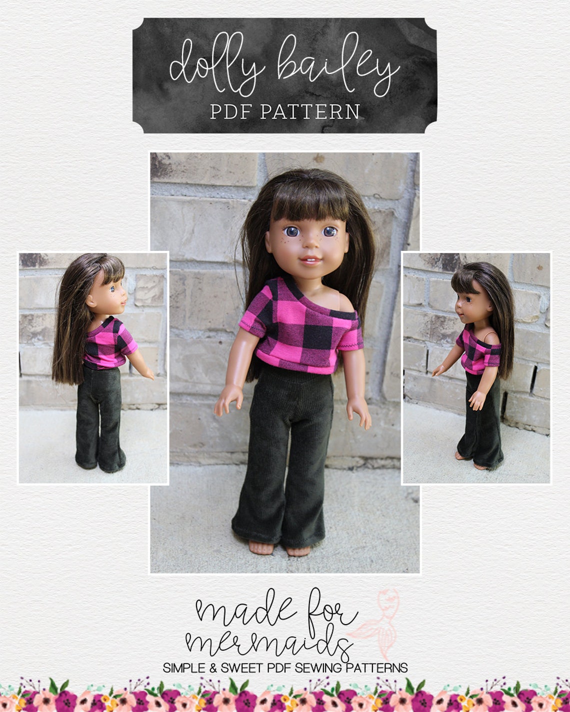 Dolly Bailey Bell Bottoms 14 15 18 PDF - Etsy