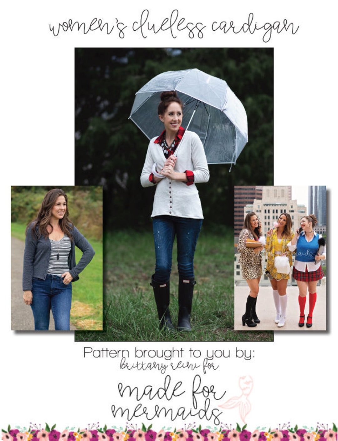 Women’s Clueless Cardigan Pattern PDF Sewing Pattern - Etsy