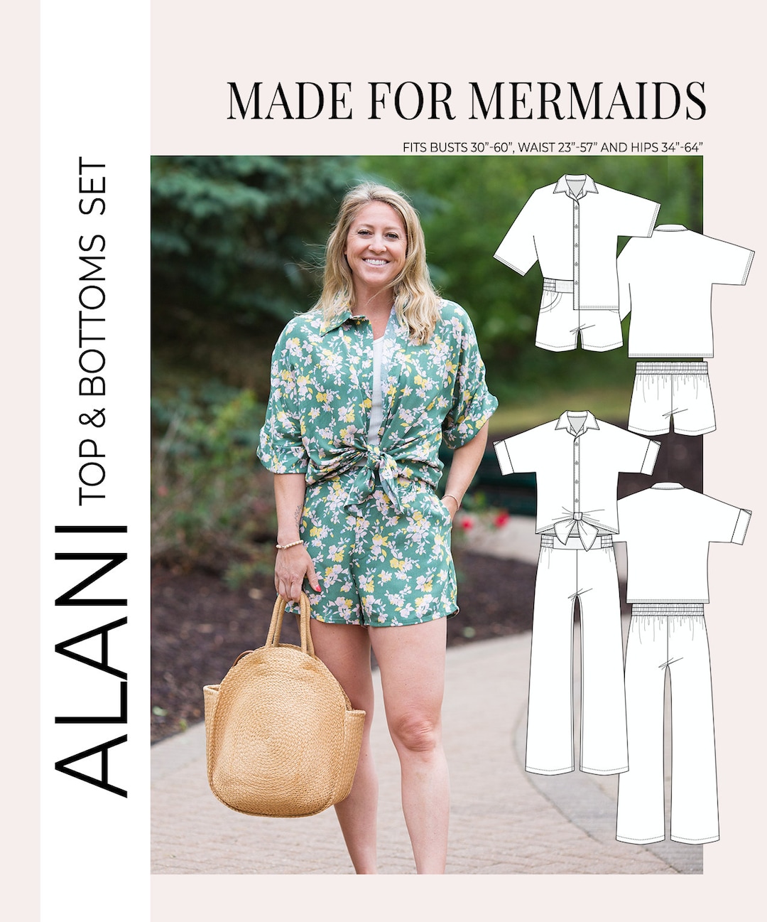 Resort Collection: Alani Set - Oversized Button Down and Flat Front ...