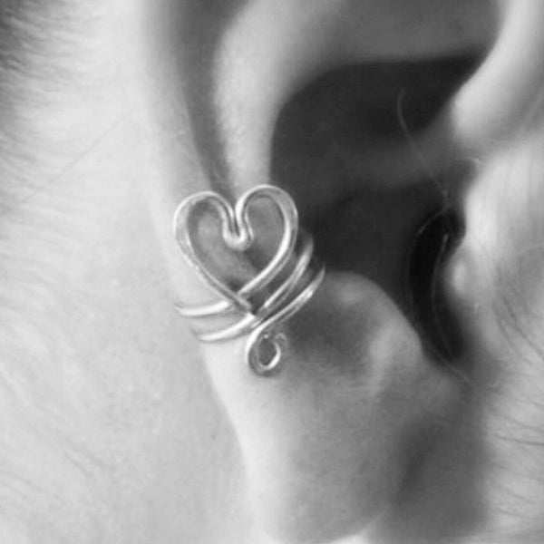 Heart Ear Cuff - Etsy