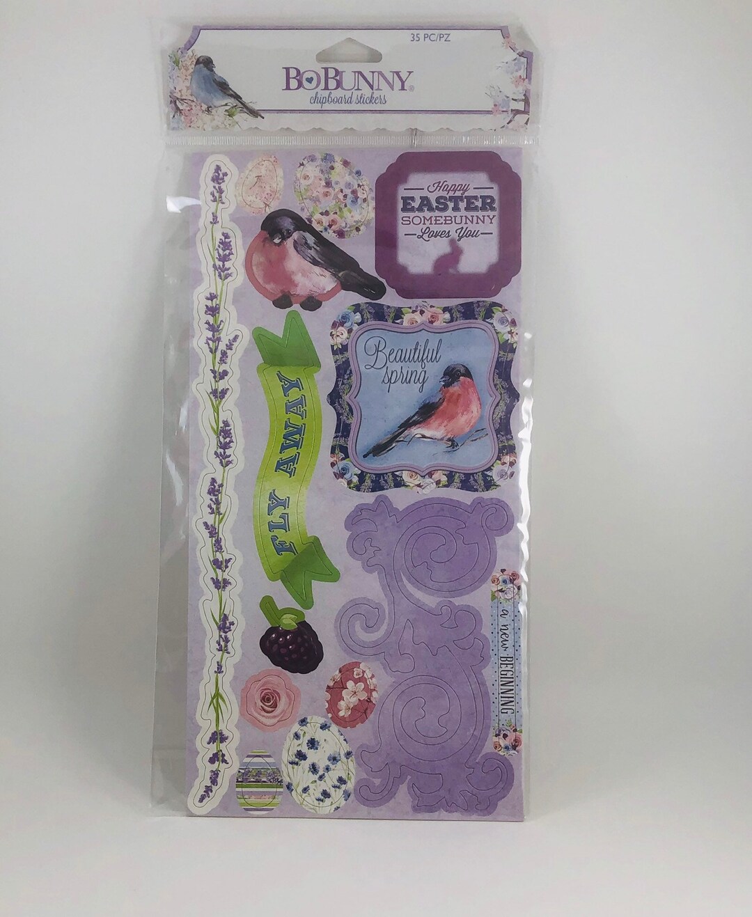 Bo Bunny Secret Garden Chipboard Stickers - Etsy