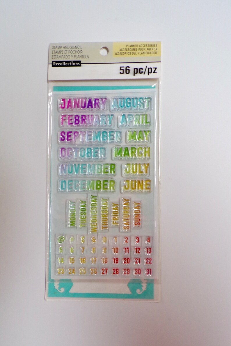 Recollections Stamp and Stencil - Etsy