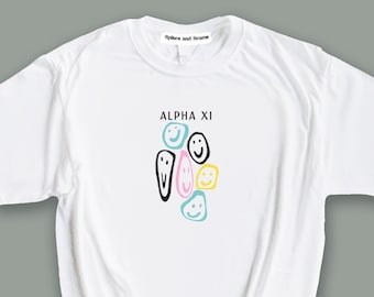 Alpha Xi Delta Shirt Axid Sorority Shirt Shirts for Rush | Etsy