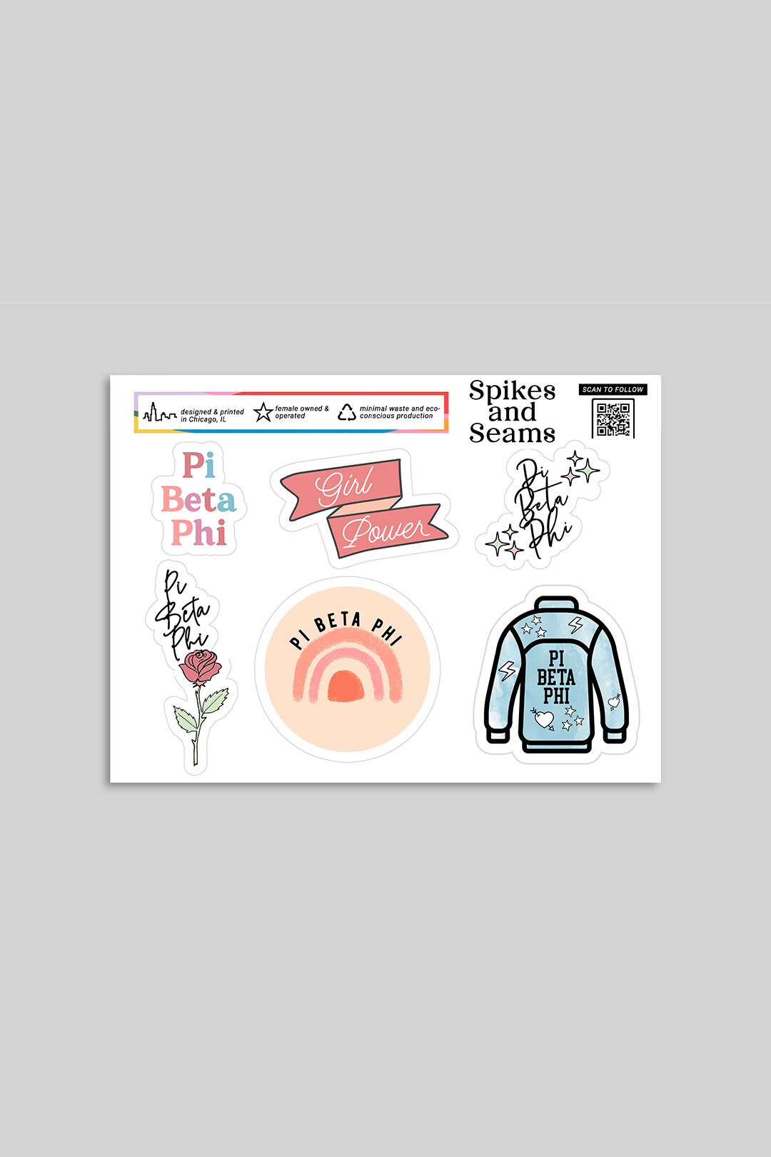 Pi Beta Phi Stickers, Pi Phi, Sorority Recruitment, Sorority Stickers ...