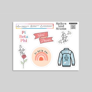 Pi Beta Phi Stickers, Pi Phi, Sorority Recruitment, Sorority Stickers ...