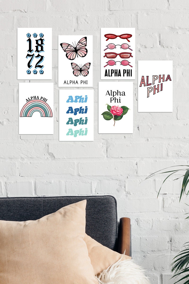 Alpha Phi Print Alpha Phi Sorority Prints Sorority | Etsy