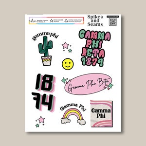 Alpha Epsilon Phi Stickers, Sorority Recruitment, Sorority Stickers ...