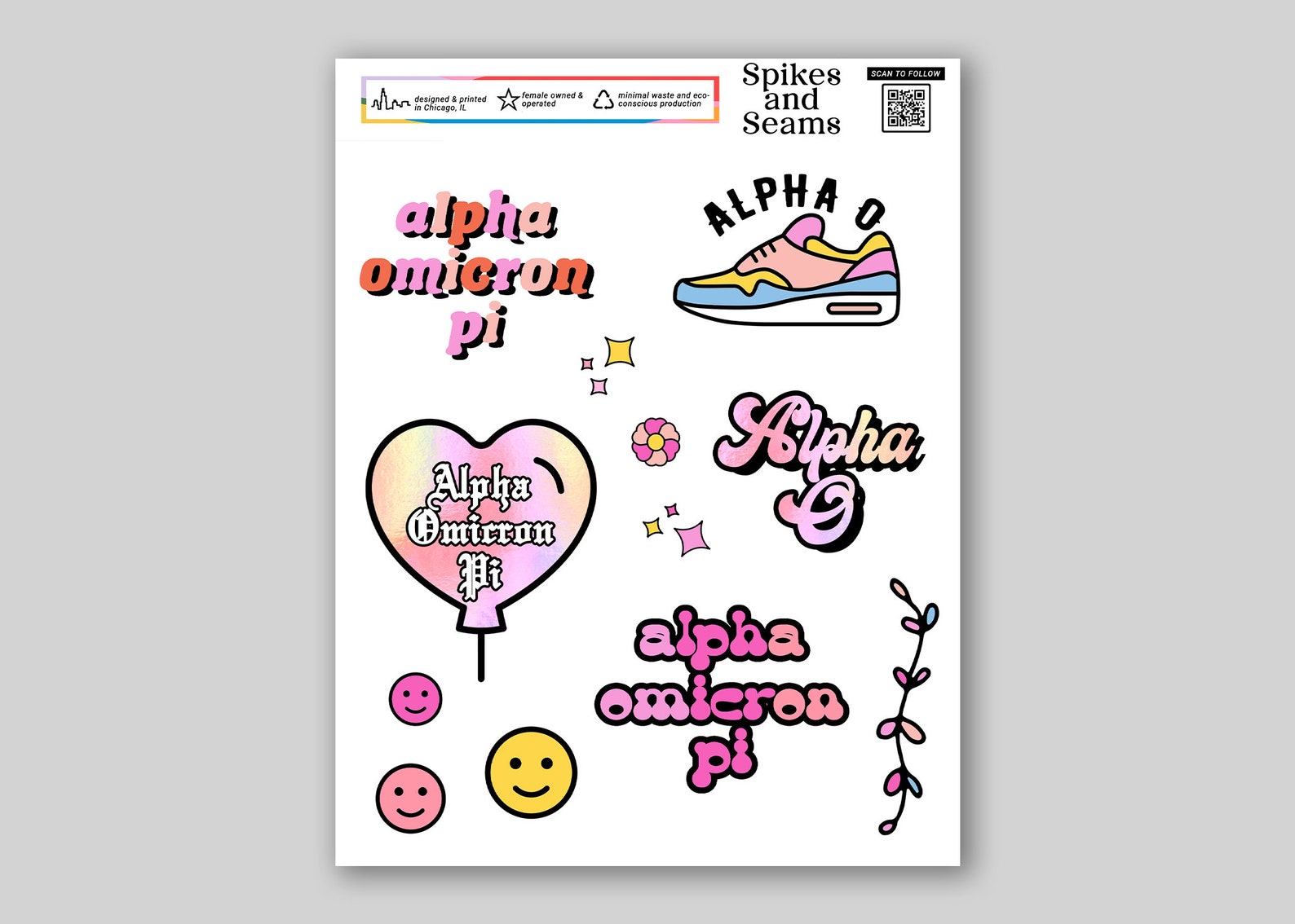 Alpha Epsilon Phi Stickers Sorority Recruitment Sorority - Etsy