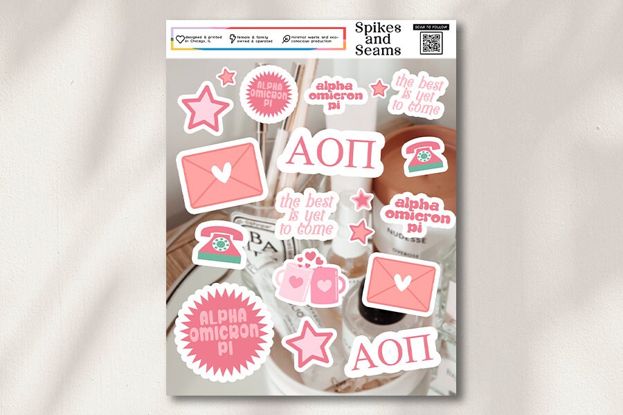 Tri Sigma Stickers, Sigma Sigma Sigma Merch, Sorority Stickers ...