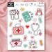 Nurse Sticker Pack, Medical, Sticker Sheet, Quote Stickers, Word ...