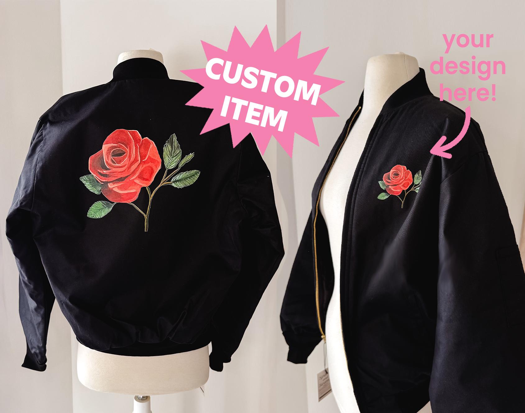 Custom Bomber Jacket, Personalized Design, Unisex Outerwear - Etsy