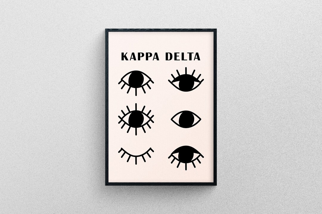 Kappa Delta, Sorority Art Print, Poster, Sorority Art, Recruitment ...