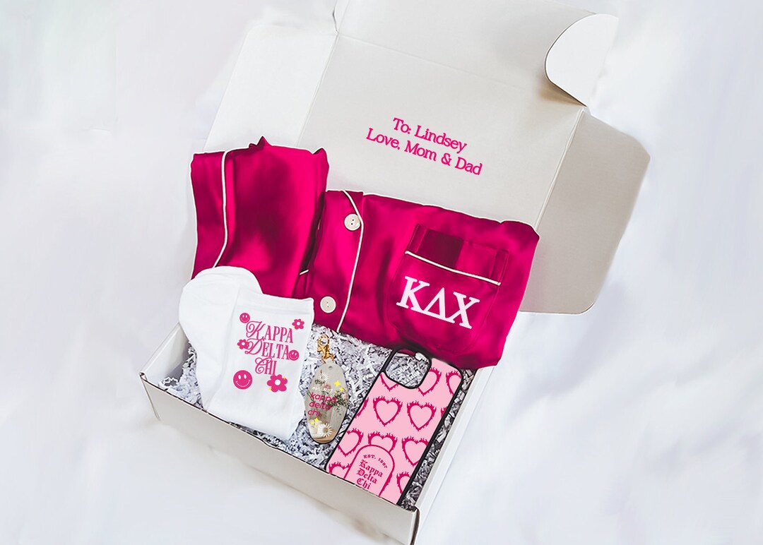 Kappa Delta Chi, Kdchi, Sorority Gift Box, Sorority Pajamas, Sorority ...