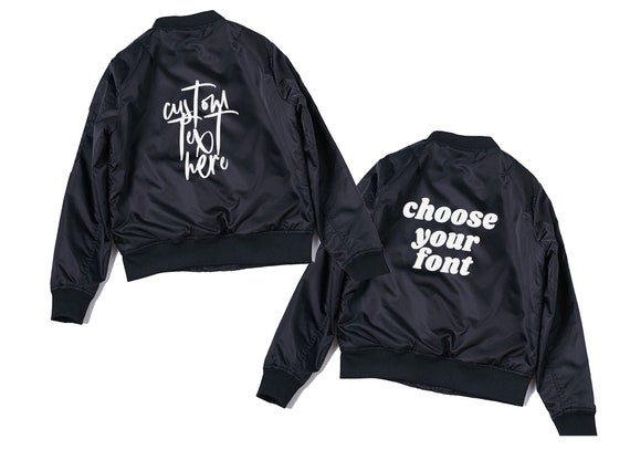 Custom Bomber Jacket Custom Bomber Bomber Jacket Bomber - Etsy