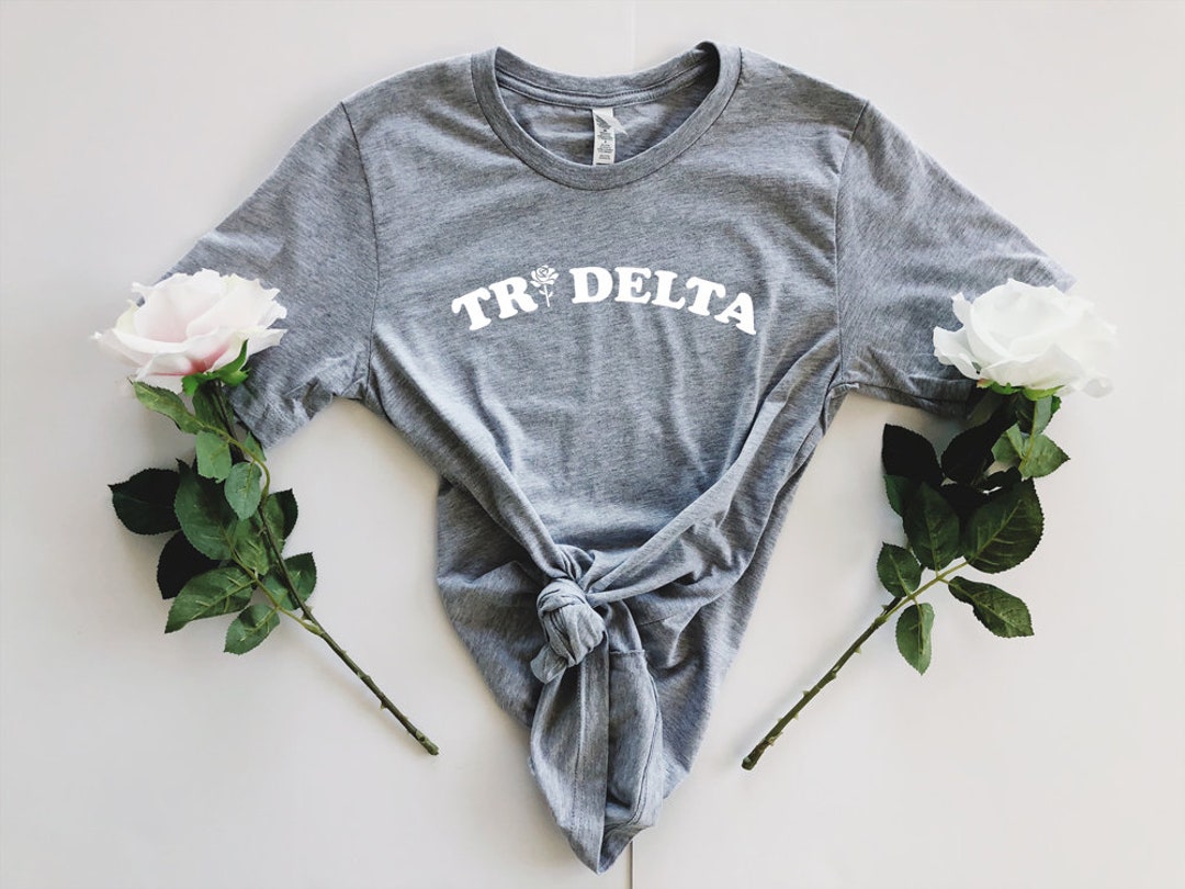 Tri Delta Shirt, Delta Delta Delta, Tri Delta, Gifts for Rush, Bid Day ...