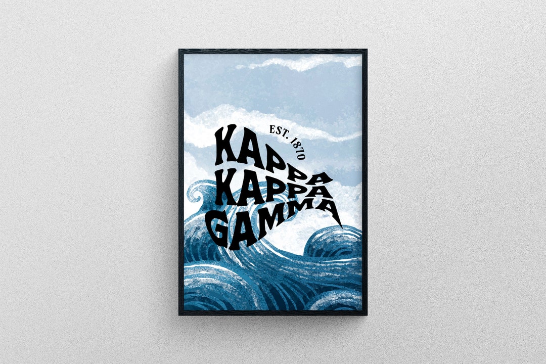 Kappa Kappa Gamma Art Print Art Poster Sorority Art - Etsy
