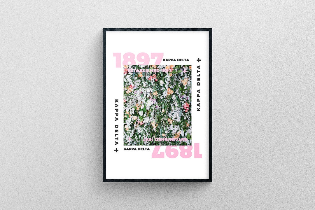 Kappa Delta Art Print Kappa Poster Sorority Art Sorority - Etsy