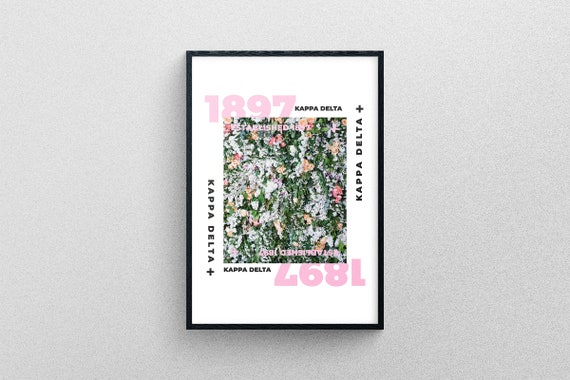 Kappa Delta Art Print Kappa Poster Sorority Art Sorority | Etsy