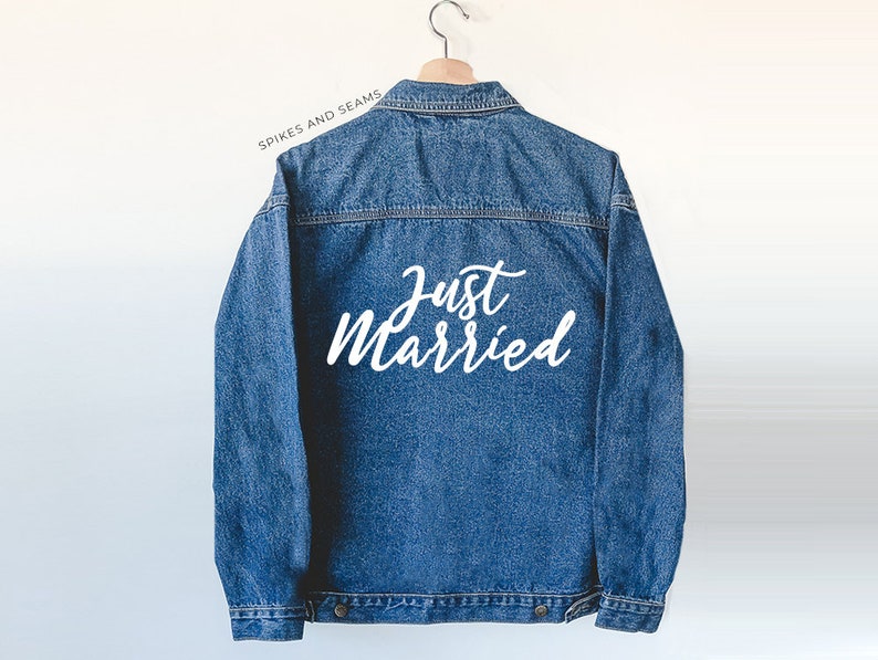 Custom denim jacket custom jean jacket bachelorette party | Etsy