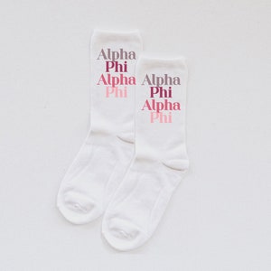 Pi Beta Phi Socks, Pi Phi, Recruitment, Gifts for Rush, Rush Gifts ...