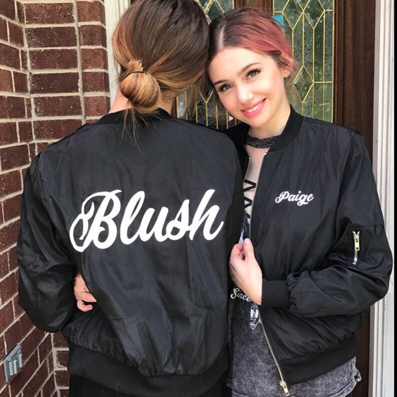 Custom bomber Jacket personalized jacket women's jacket | Etsy