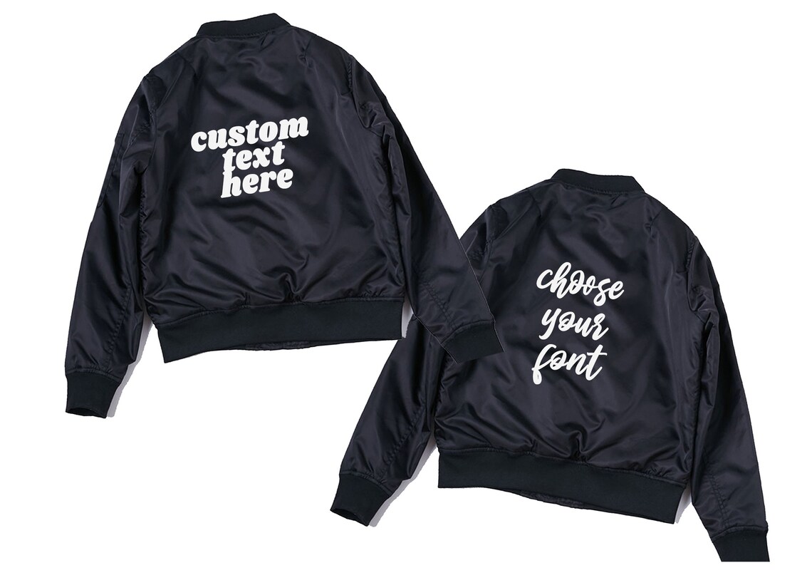 Custom Bomber Jacket Custom Bomber Bomber Jacket Bomber - Etsy
