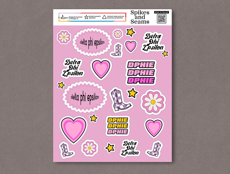 Delta Phi Epsilon Stickers, Sorority Merch, Sorority Stickers ...