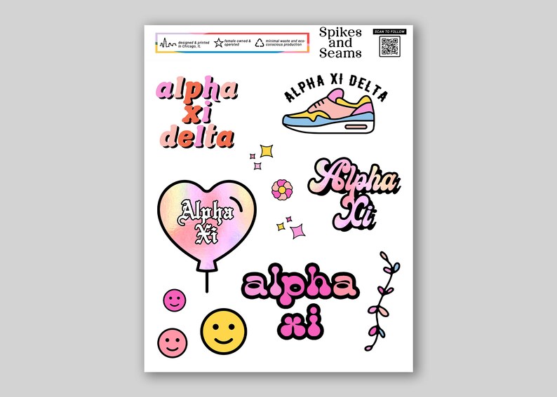 Alpha Phi Stickers Aphi Stickers Sorority Stickers Sorority - Etsy