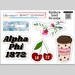 Alpha Phi Stickers Alpha Phi Sorority Stickers Sorority - Etsy