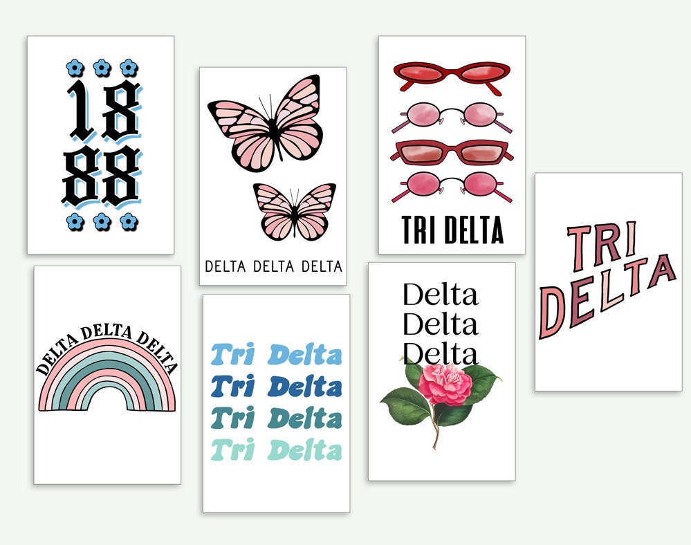 Zeta Tau Alpha Art Print, Zeta Poster, Sorority Art, Sorority ...