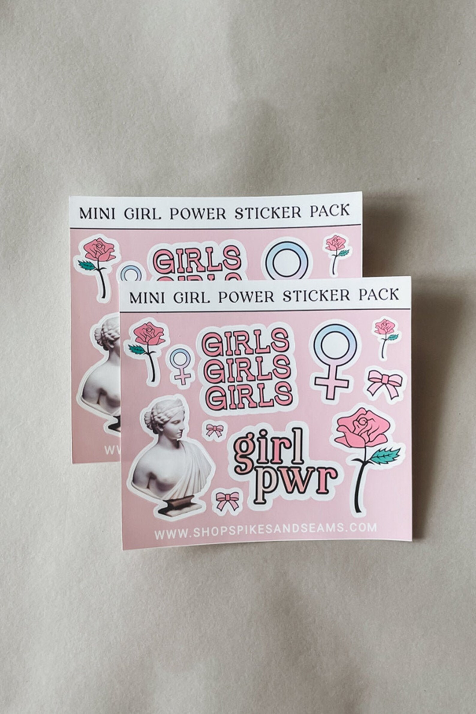 Girl Power Sticker Pack Aesthetic Internet Stickers Quote - Etsy