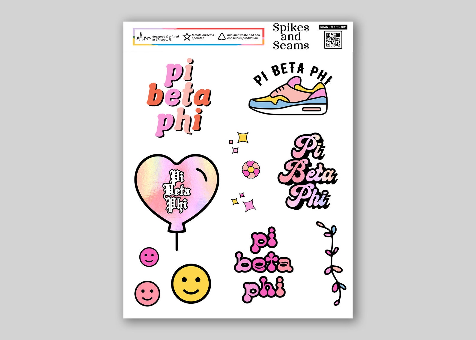 Alpha Epsilon Phi Stickers Sorority Recruitment Sorority - Etsy