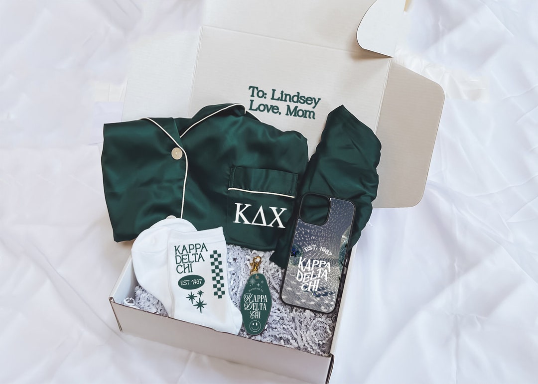 Kappa Delta Chi, Kdchi, Sorority Gift Box, Sorority Pajamas, Sorority ...