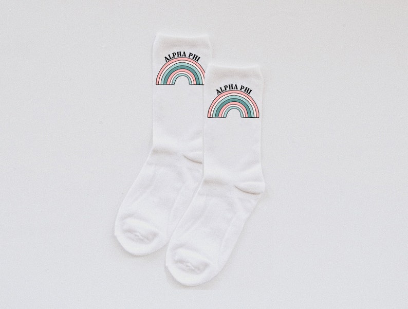 Pi Beta Phi Socks, Pi Phi, Recruitment, Gifts for Rush, Rush Gifts ...