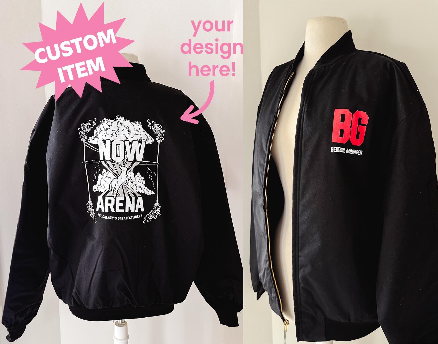 Custom Bomber Jacket, Personalized Design, Unisex Outerwear - Etsy