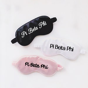 Pi Beta Phi, Custom Sleep Mask, Pi Phi, Sorority Recruitment, Sorority ...