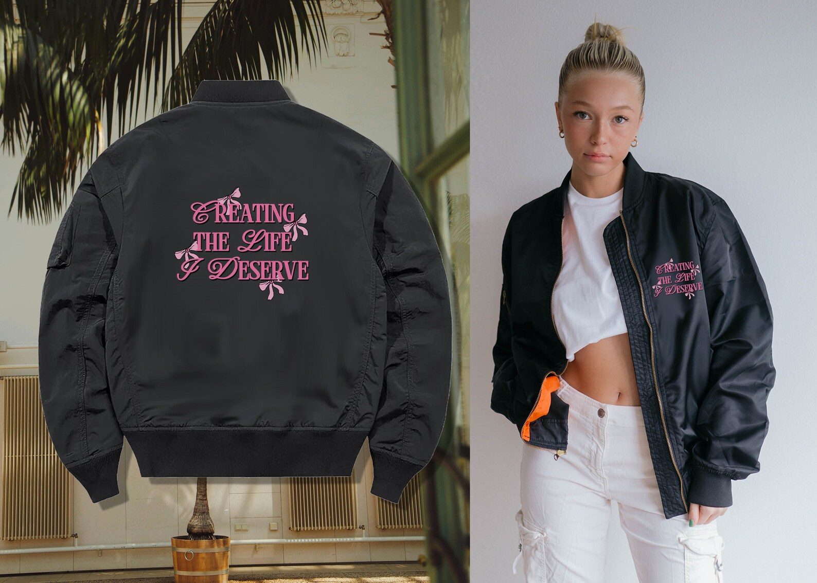 Custom Bomber Jacket, Personalized Design, Unisex Outerwear - Etsy
