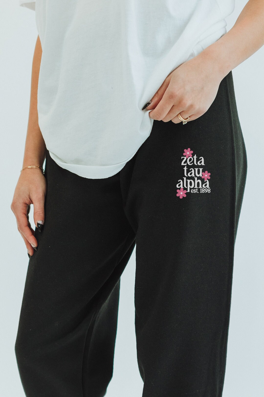 Zeta Tau Alpha, Zeta Sweats, Zeta Sweatpants, Zeta Pants, Bid Day ...