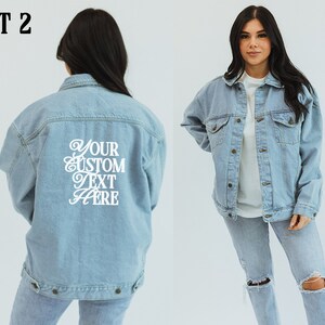 Custom Denim Jacket, Custom Jean Jacket, Bachelorette Party Jackets ...