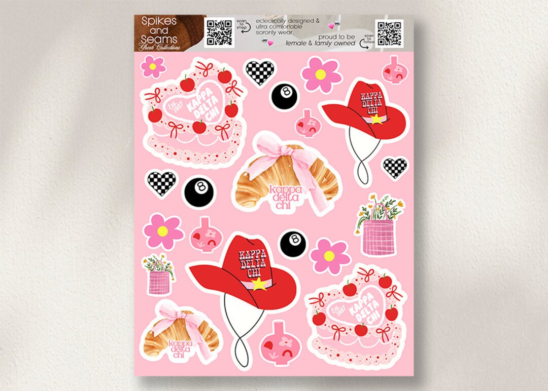 Kappa Delta Chi Stickers, Kdchi, Kdchi Stickers, Sorority Stickers ...