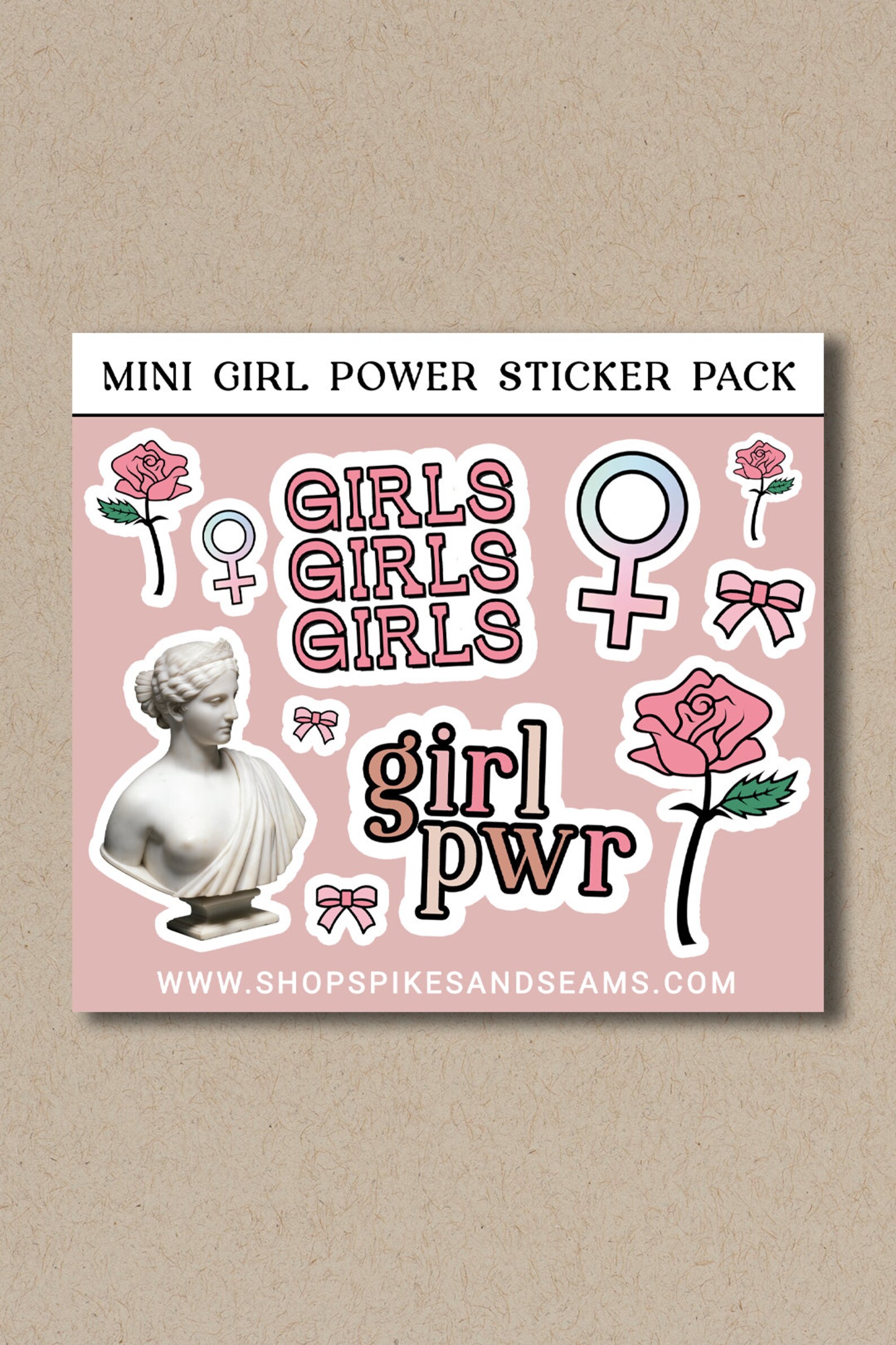 Girl Power Sticker Pack, Aesthetic, Internet Stickers, Quote Stickers ...