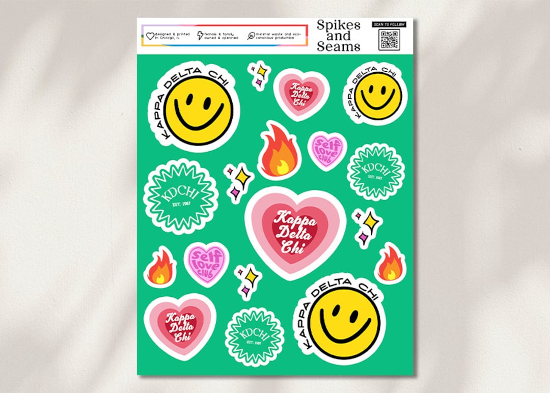 Kappa Delta Chi Stickers, Kdchi, Kdchi Stickers, Sorority Stickers ...