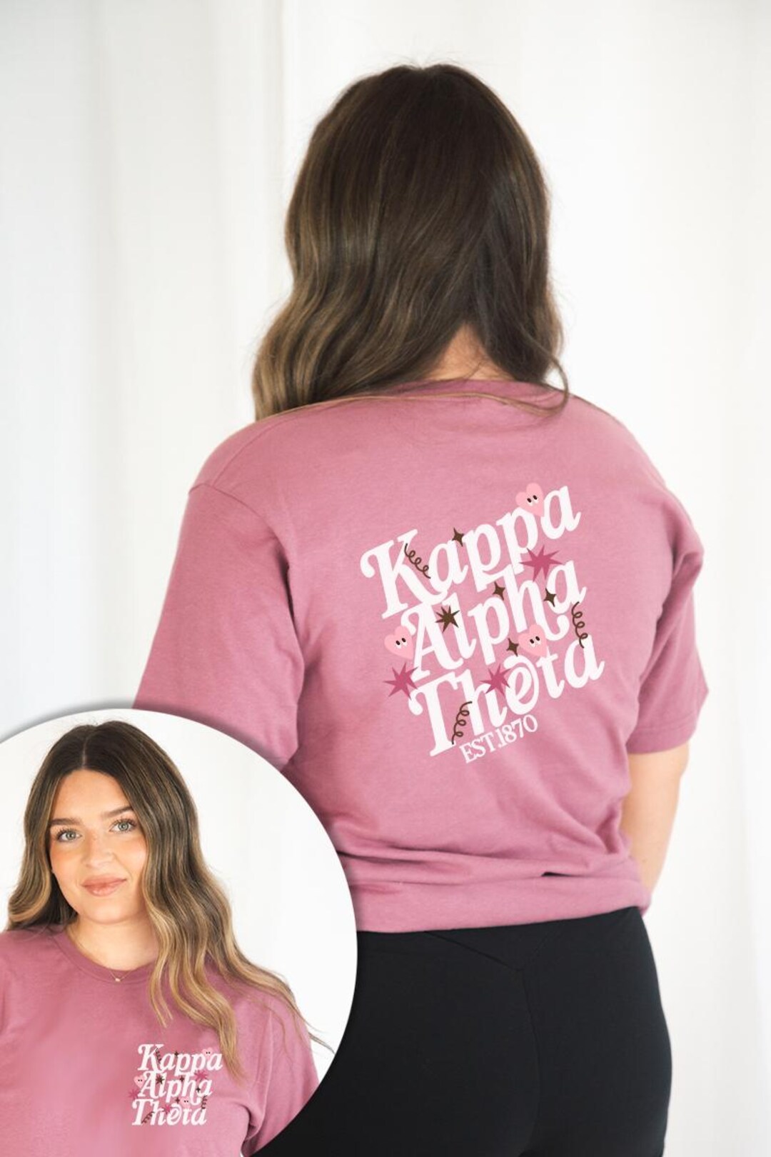 Monogram Sorority Tops, sorority Sister Gifts Graduation Sorority ...