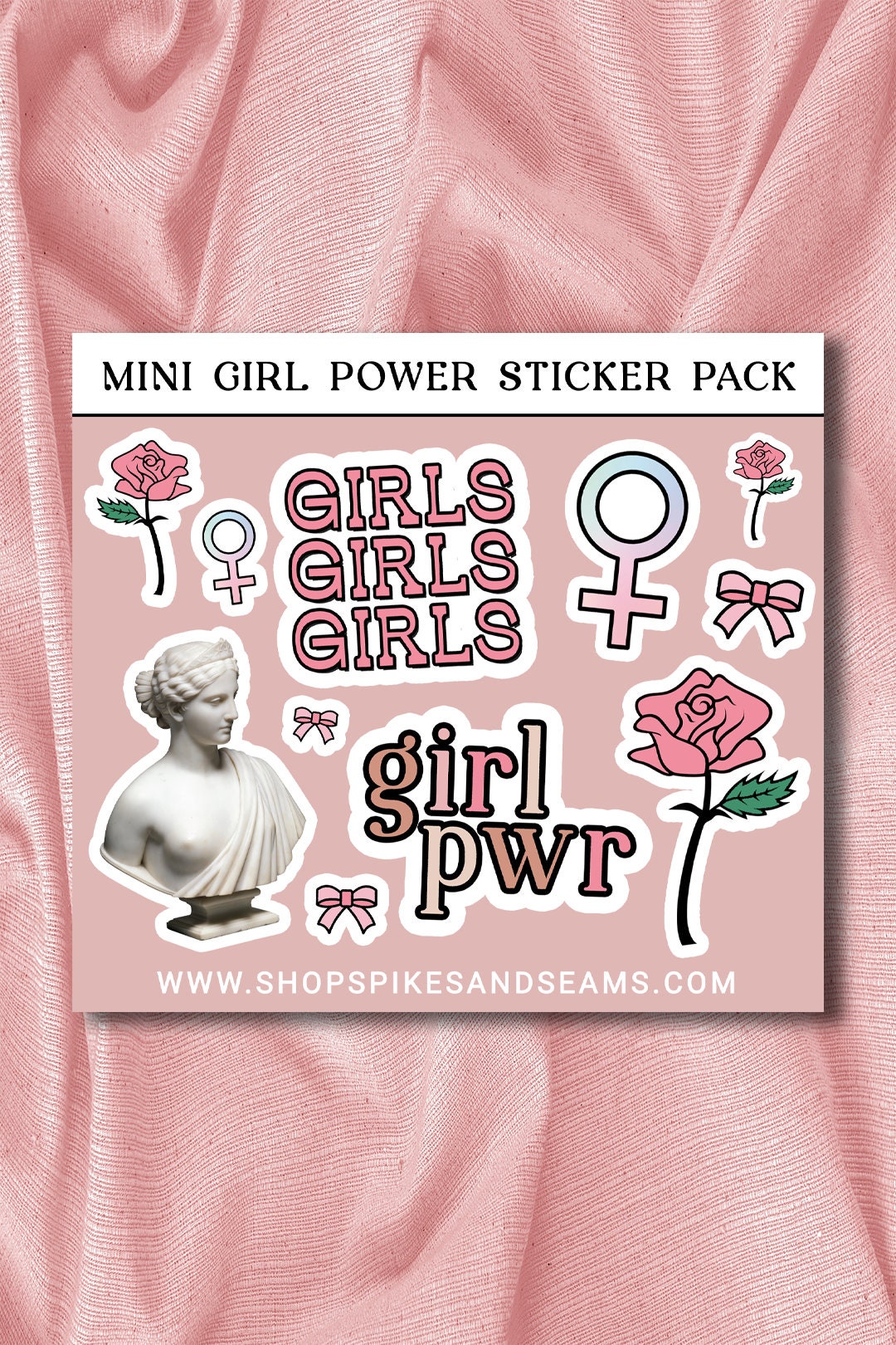 Girl Power Sticker Pack, Aesthetic, Internet Stickers, Quote Stickers ...