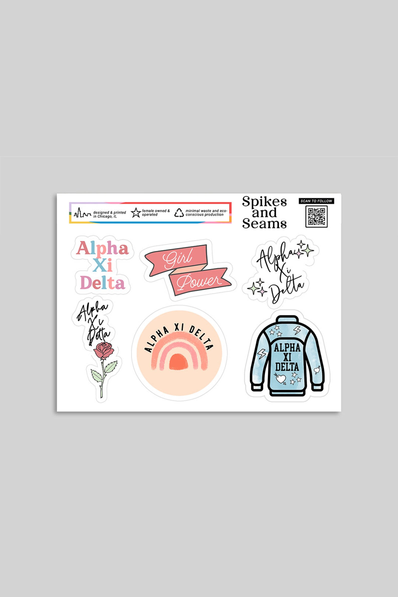 Alpha Phi Stickers Alpha Phi Sorority Stickers Sorority - Etsy